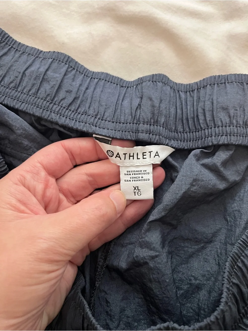 Athleta | Pants & Jumpsuits | Athleta Lunar Sheen Utility Mid Rise Pant ...